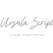 Ursula Script Font files and One Desktop License for Personal and ...