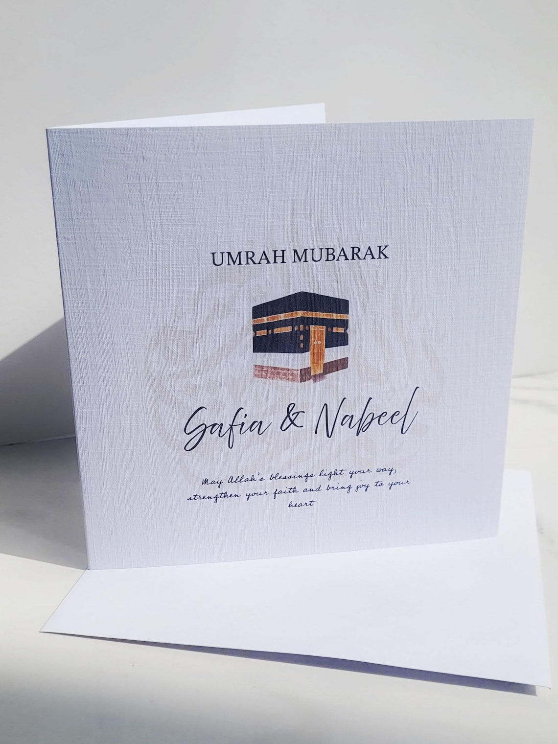 Personalised Umrah Mubarak Islamic Greeting Card - Etsy