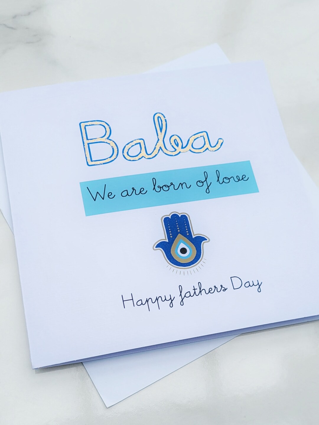 Fathers Day Card, Baba Card, Turkish Design, We Are Born of Love Rumi ...