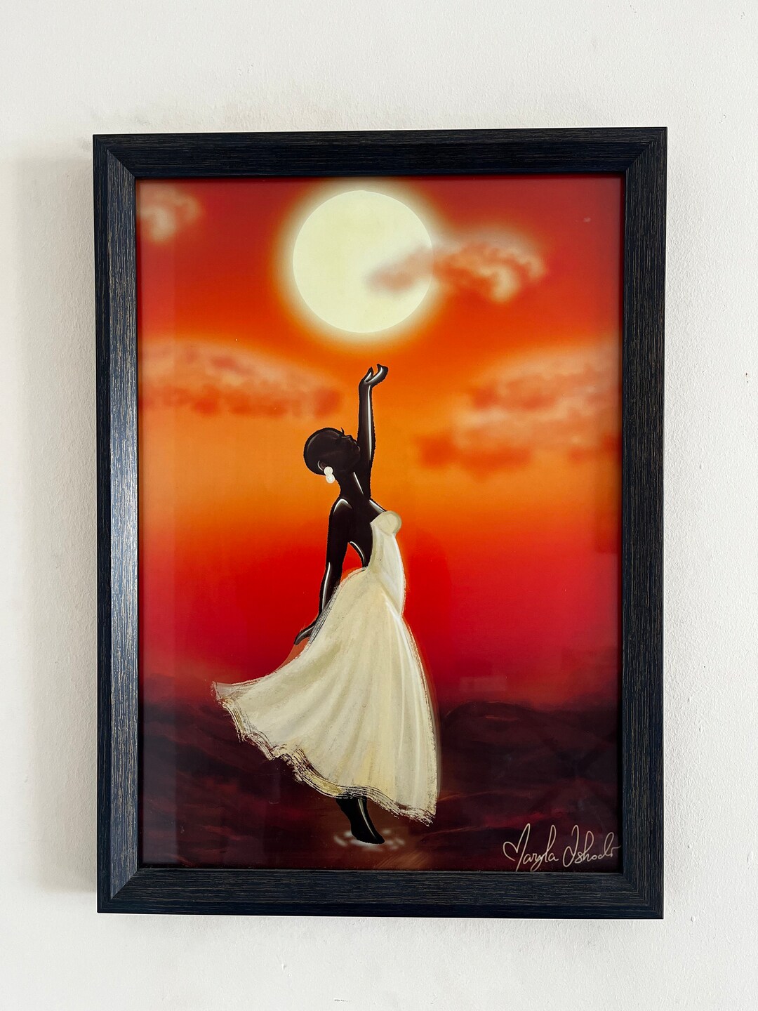 Dusk Rising Poster |luxury Sunset Print| A3 Wall Art Print | Home Decor ...