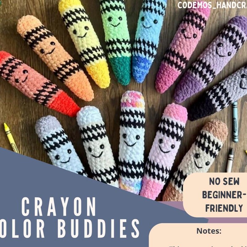 Color Crew Plush Toys - Etsy