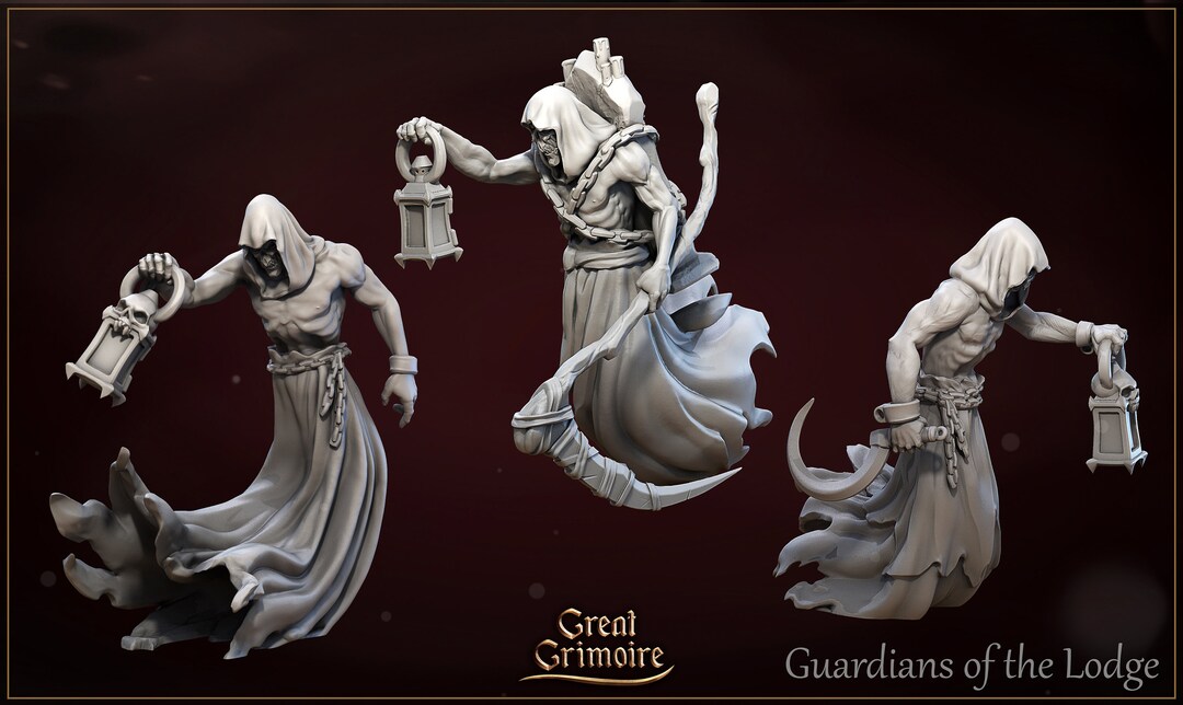 Flexible Resin Dnd Miniature Fantasy 3 Ghost Version Guardians of the ...