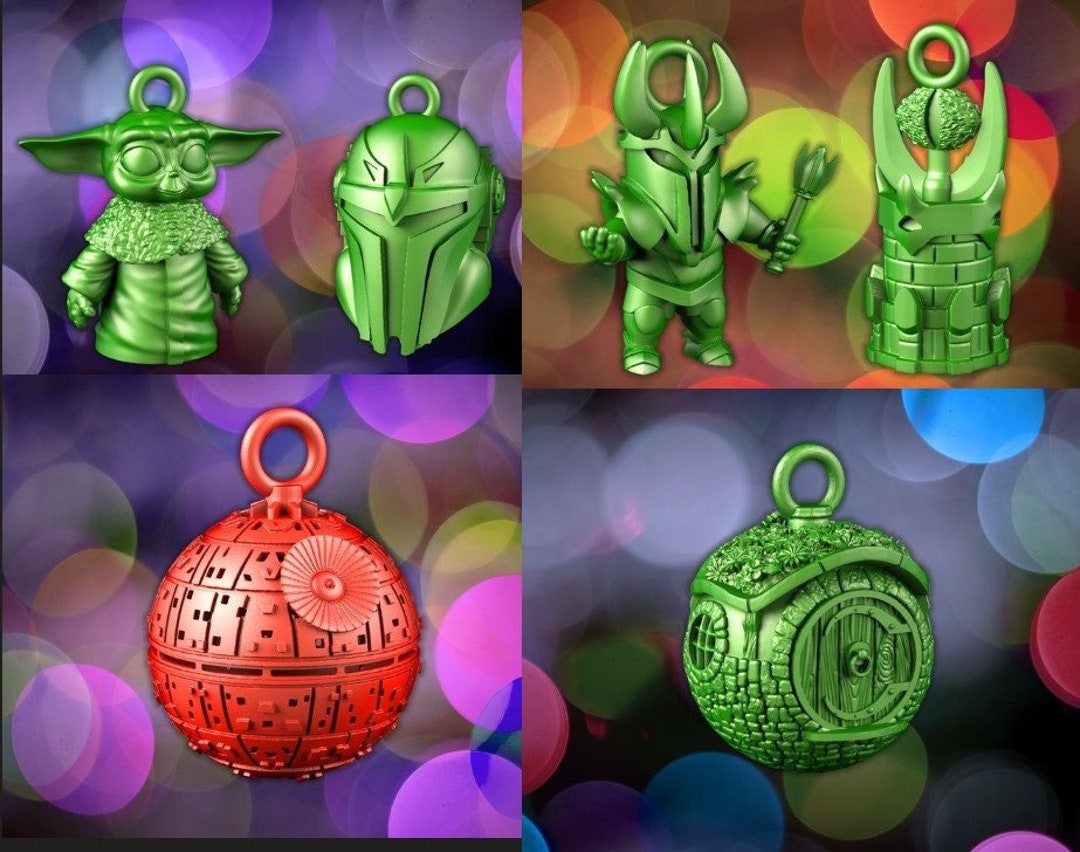 Set 02 PLA 3D Printing Plastic Filament Snowflake Ball - Etsy