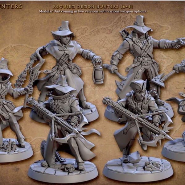 Witch Hunter Miniature - Etsy