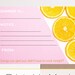 Printable Meal Delivery Note | Meal Train Label | Printable Meal Train ...