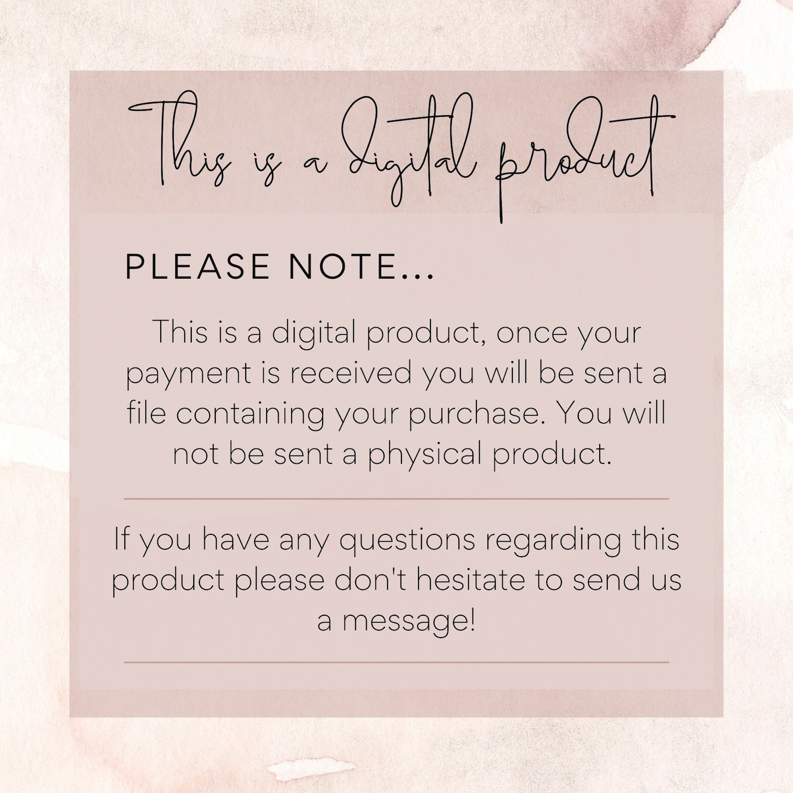 Printable Meal Delivery Note | Meal Train Label | Printable Meal Train ...