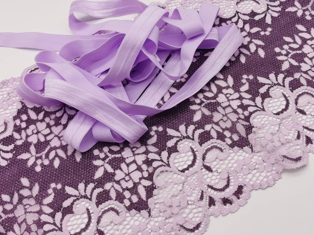 Knickers Lingerie Making Stretch Lace Kit Plum or Lilac - Etsy