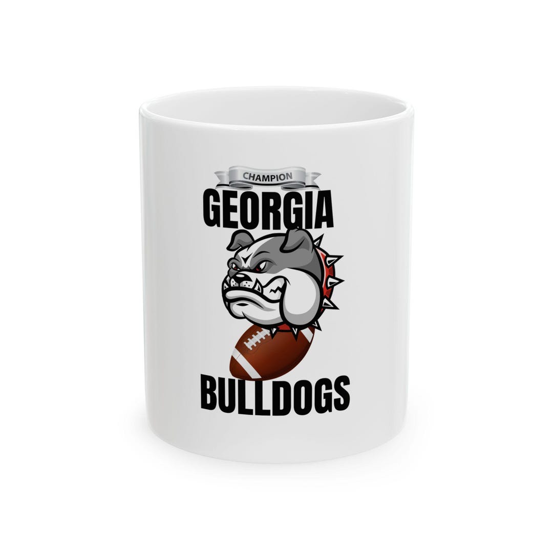 Georgia Bulldog Football Champion Ceramic Mug, (11oz, 15oz) - Etsy
