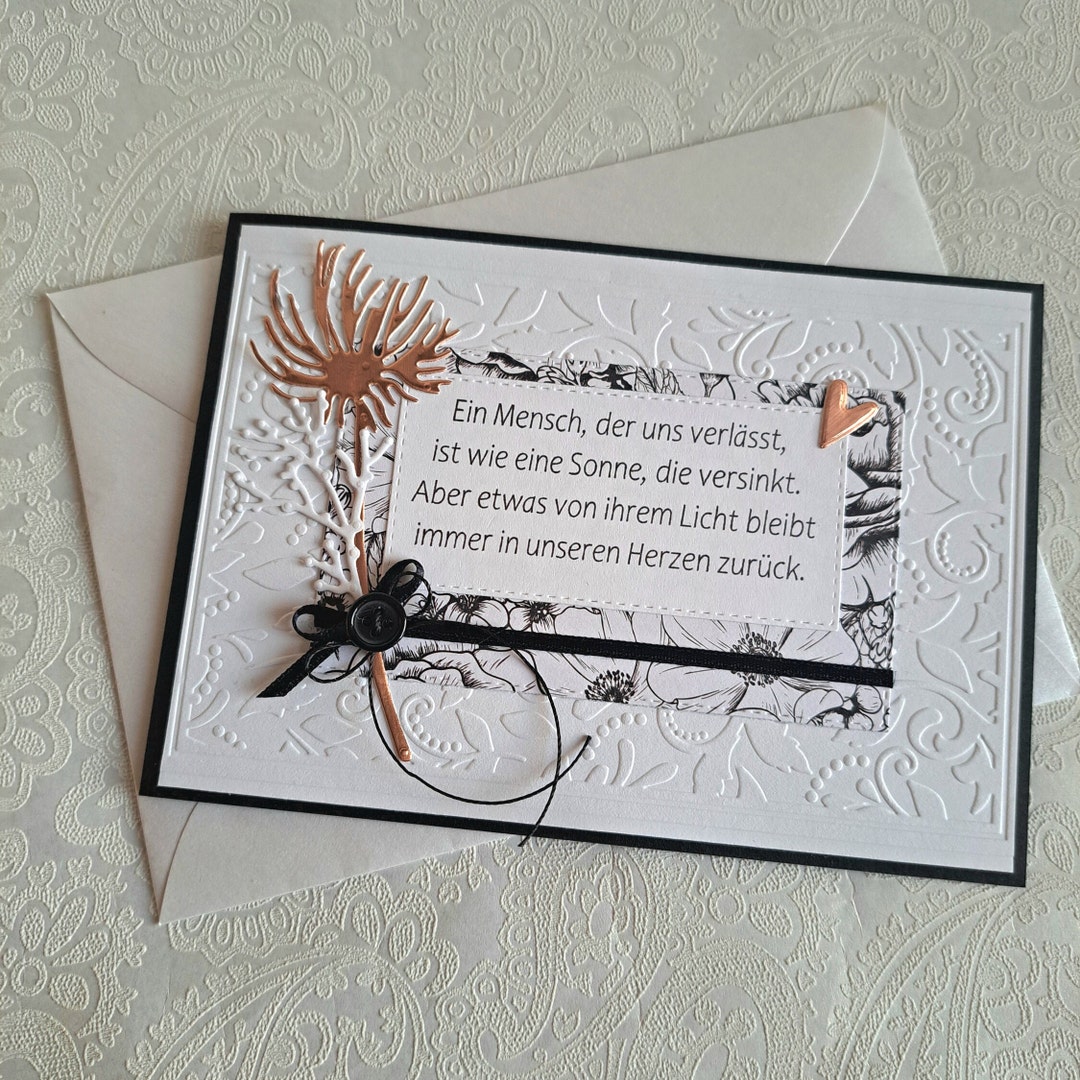 Mourning Card Condolence Card Condolence Card - Etsy