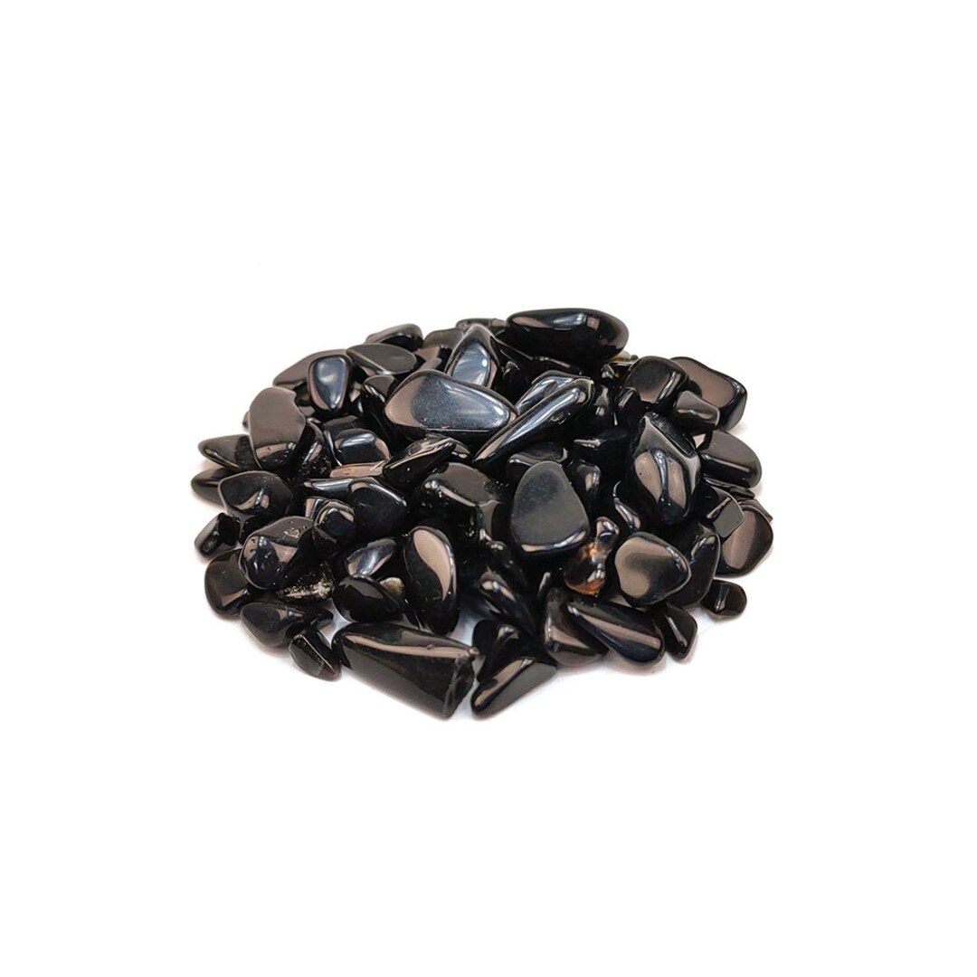 Obsidian Crystal Chips Obsidian Gemstones Undrilled Chips Natural ...