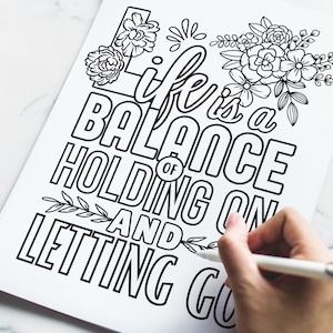 Calming Relaxing Coloring Pages: 25 Unique Designs With Inspirational ...