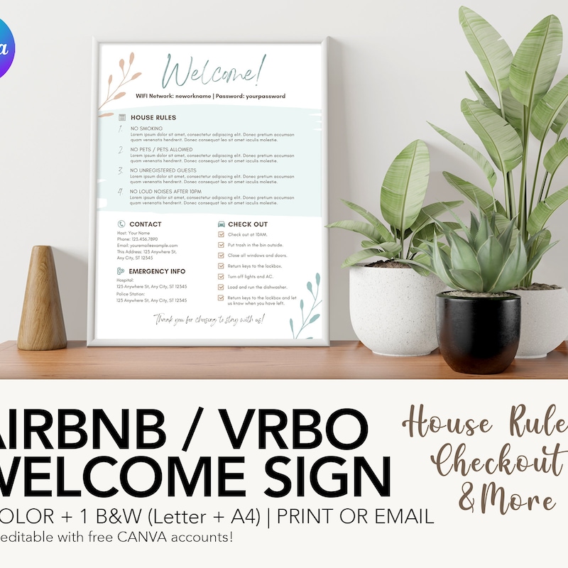 One Welcome Letter - Etsy