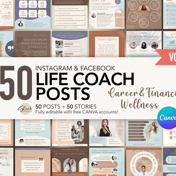 Life Coach Template - Etsy