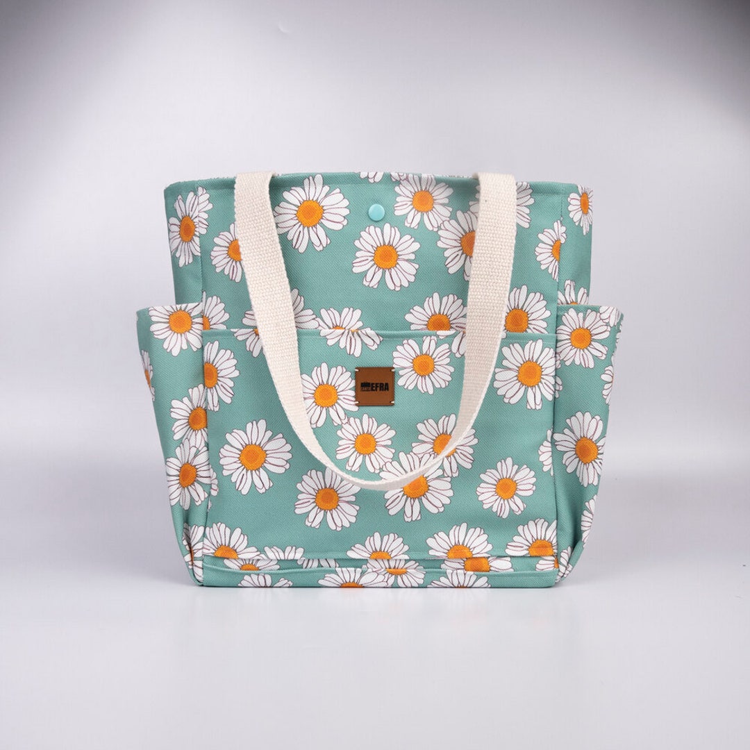 Tote Bag Aesthetic-tote Bags With Zipper-canvas Tote - Etsy