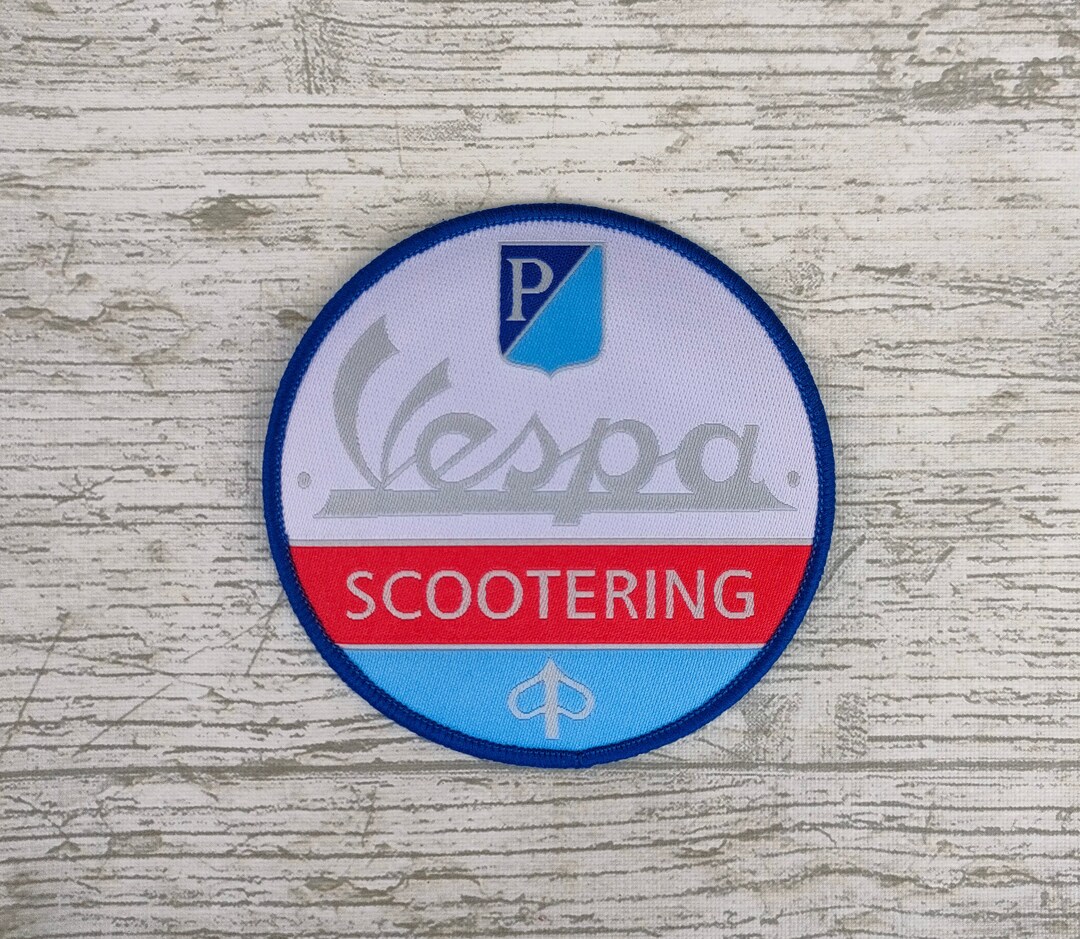 Vespa Piaggio Scootering Patch - Etsy