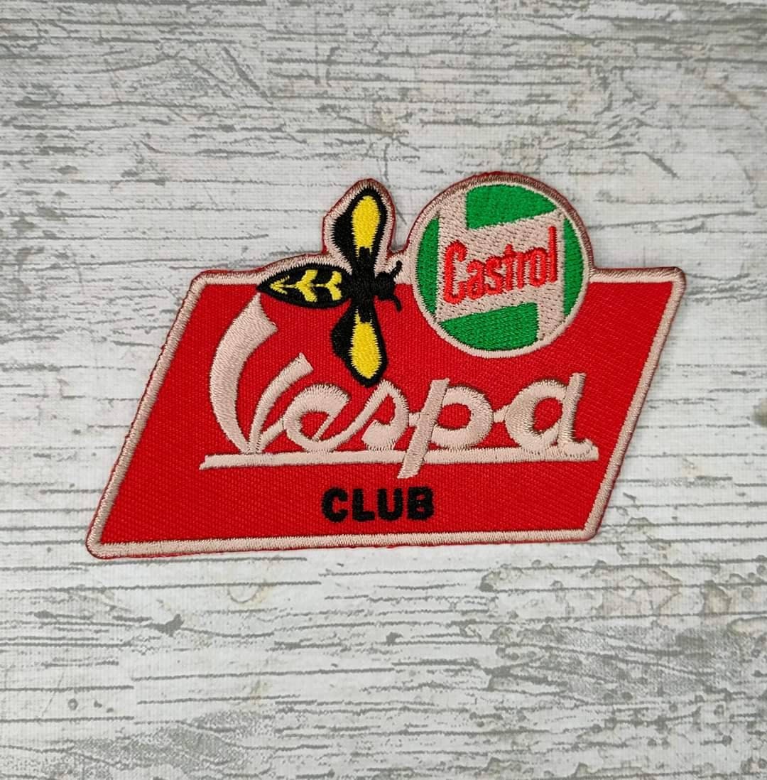 Castrol Vespa Club Patch - Etsy