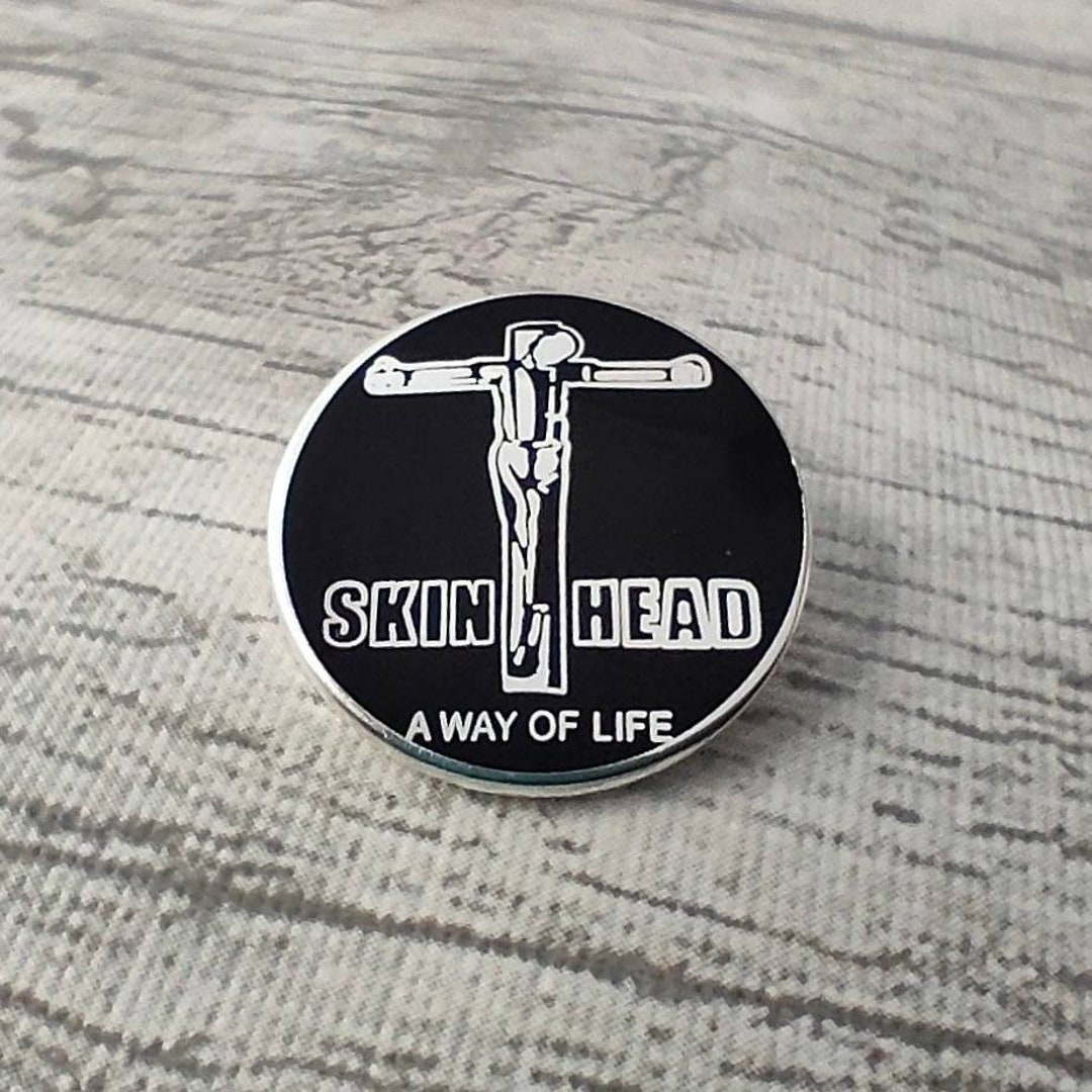 Skinhead Metal Pin a Way of Life - Etsy