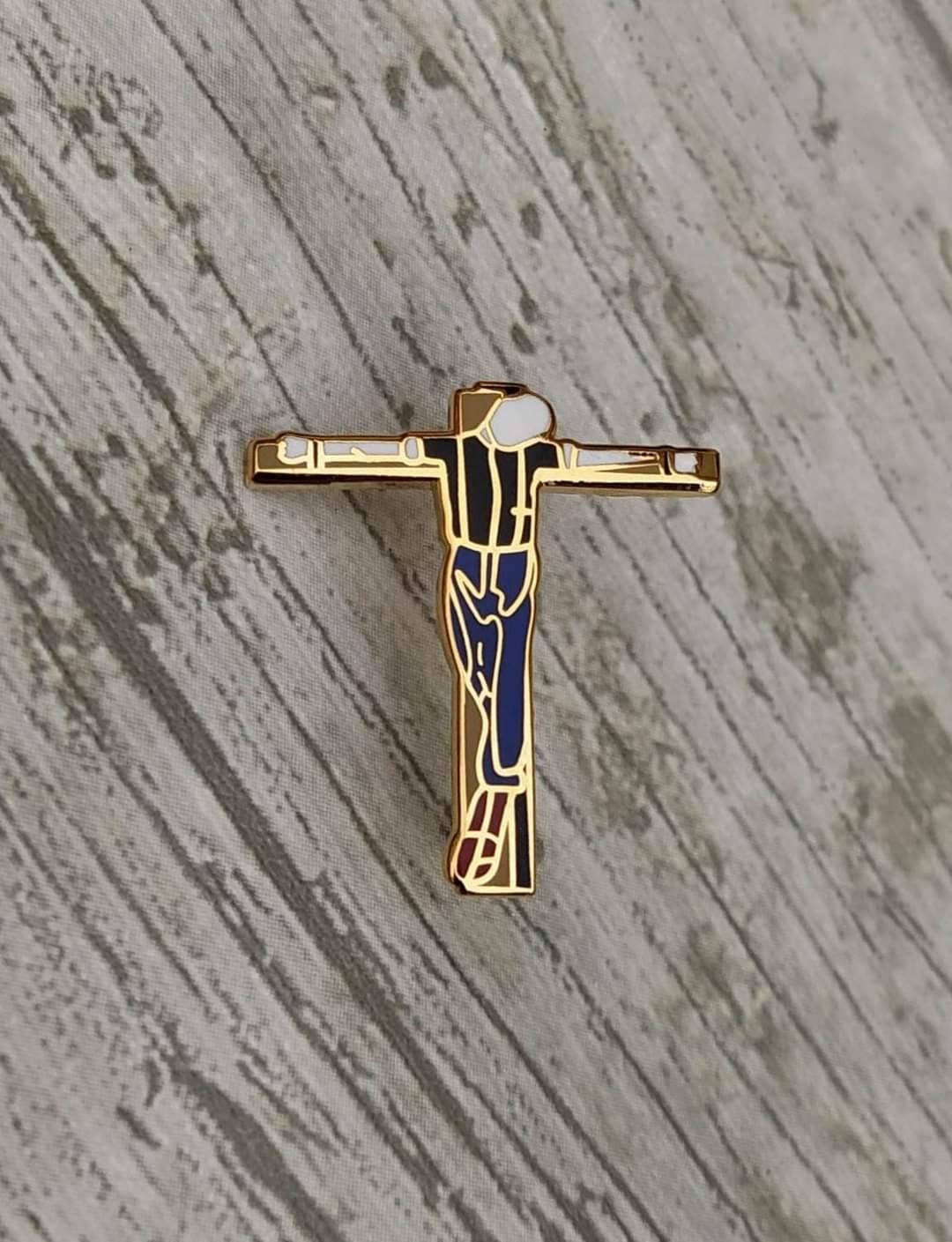 Crucified Skinhead Metal Pin - Etsy