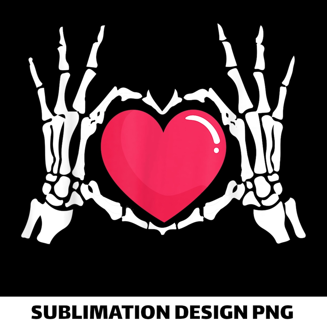Skeleton Hand Heart Halloween PNG, Gnomes PNG, Halloween Png, Gnomes ...