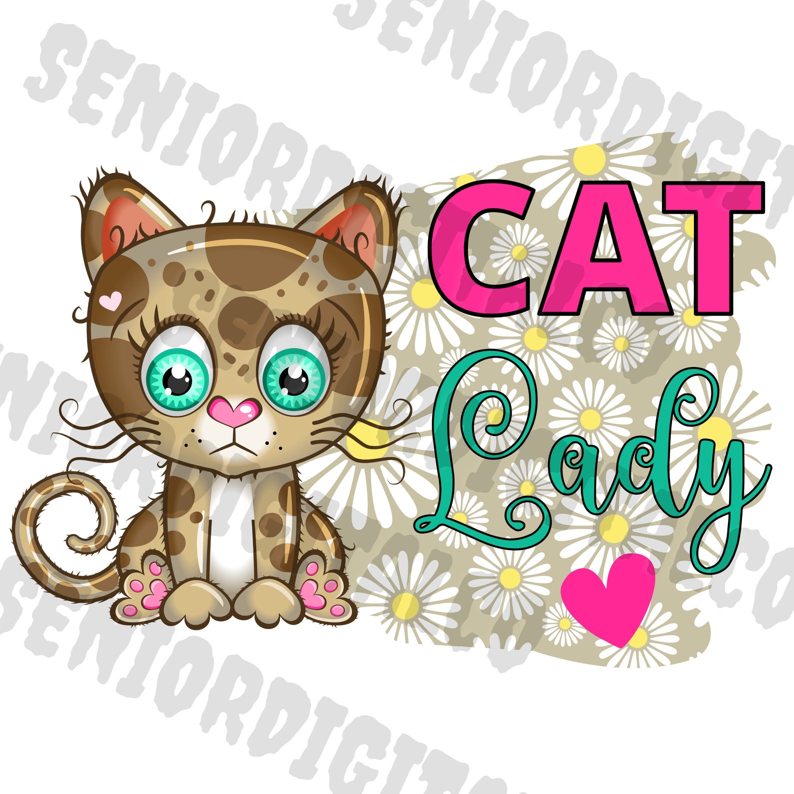 Cat Lady Printable Sublimation Clipart,cut File Cat Mom Png,cat Mom Png ...