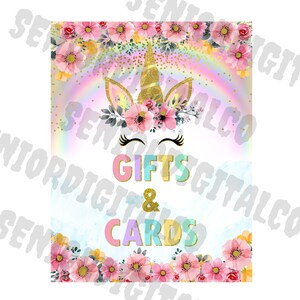Unicorn Birthday Party Table Signs X6 Signs Printable Unicorn Eyelashes ...