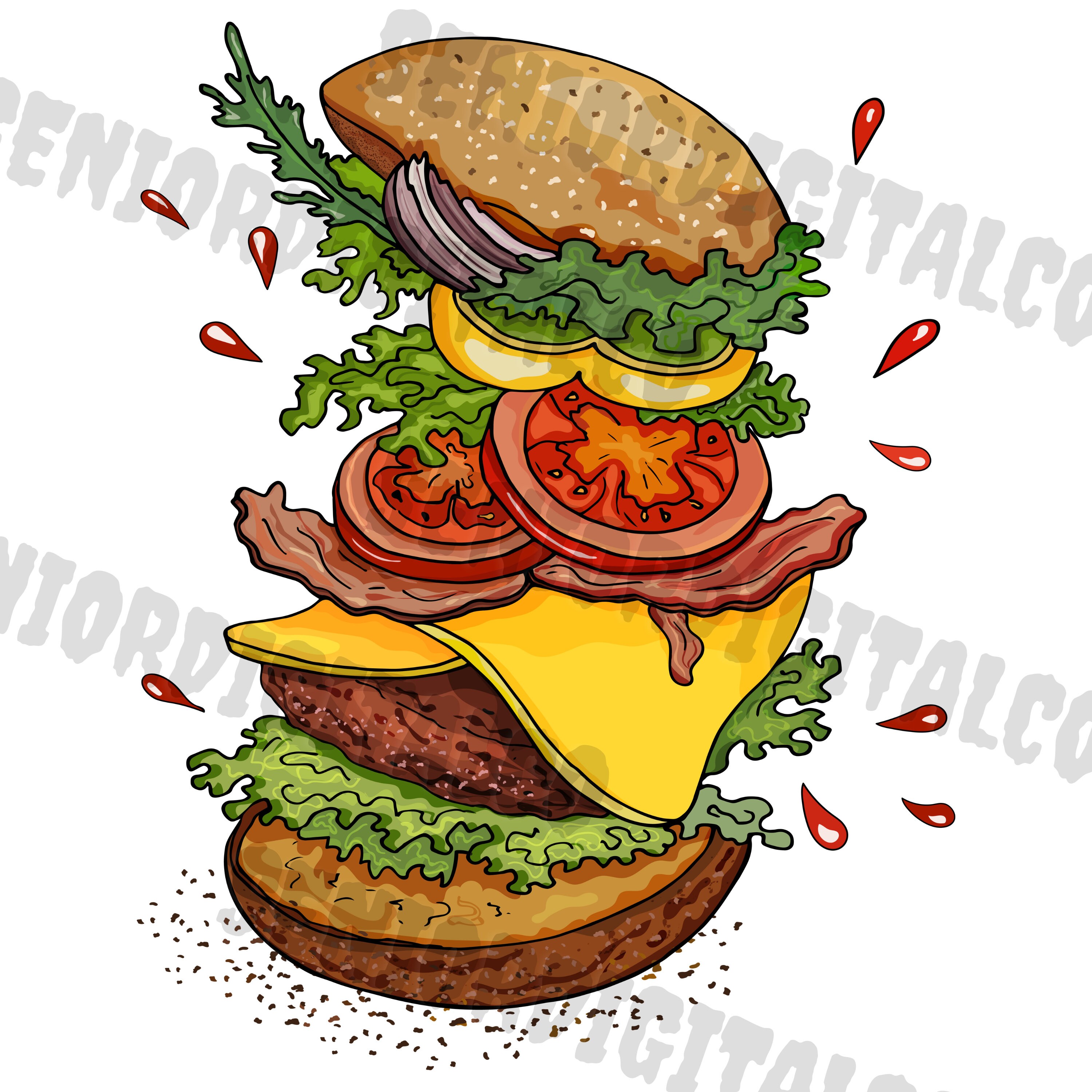 Hamburger Png, Burger Png, Cheeseburger Png, Burger Clipart, Food ...