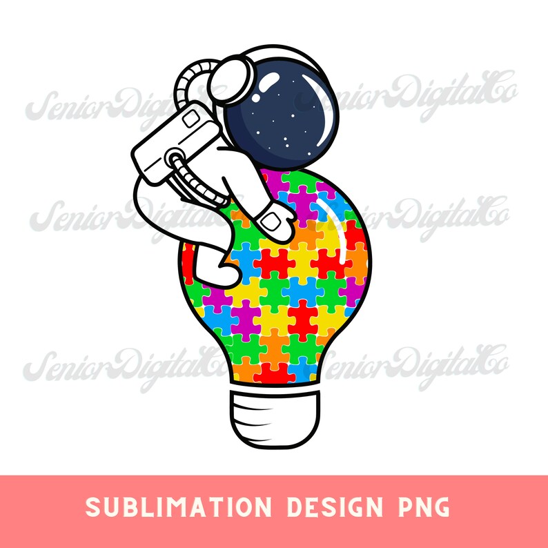 Autism Spaceman Png Cut Files Commercial Use Autism - Etsy