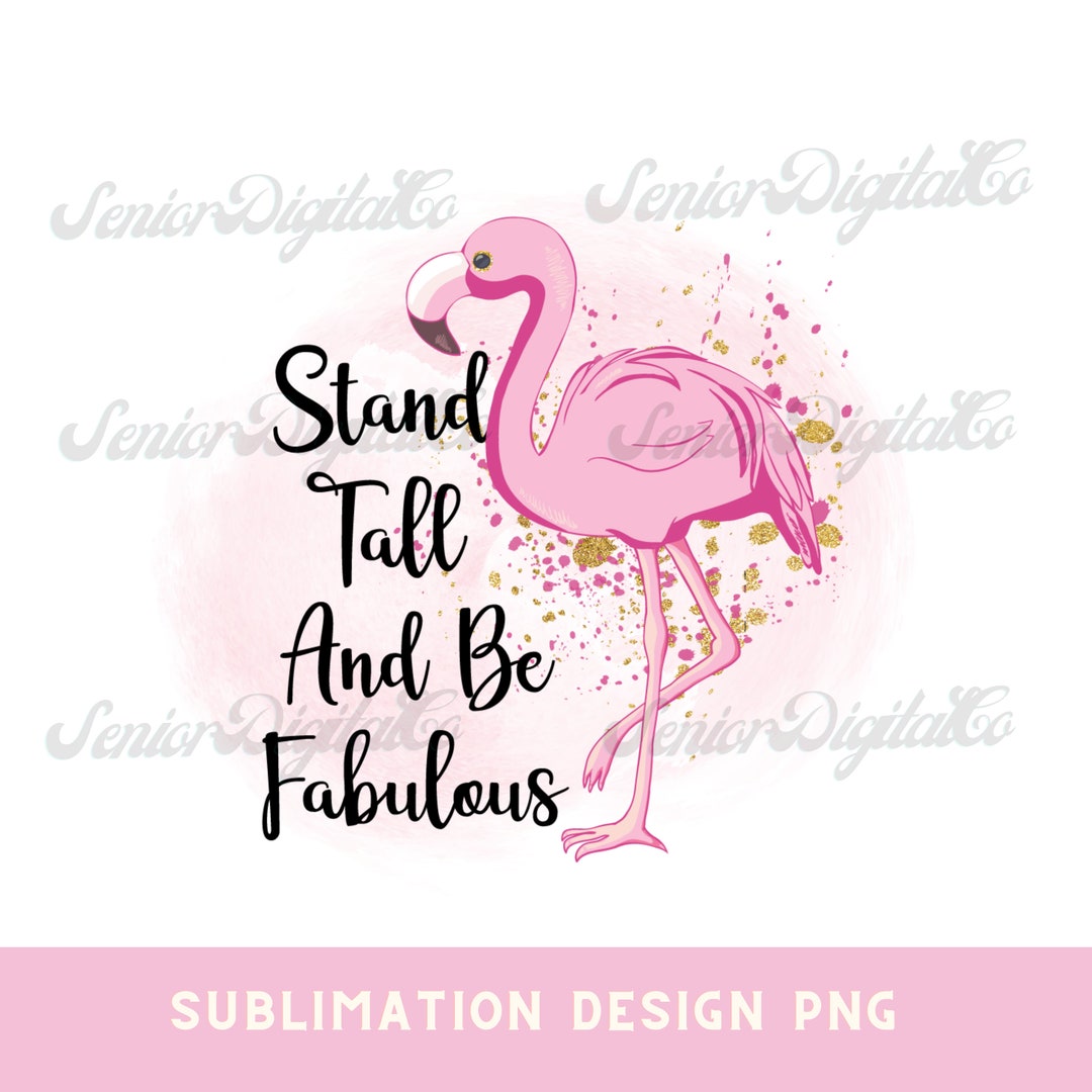 Stand Tall and Be Fabulous Flamingo Png ,pink Flamingo Png ,flamingo ...
