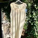 Vintage Cotton Nightgown, Muslin Dress With Hand Embroidery Neckline ...