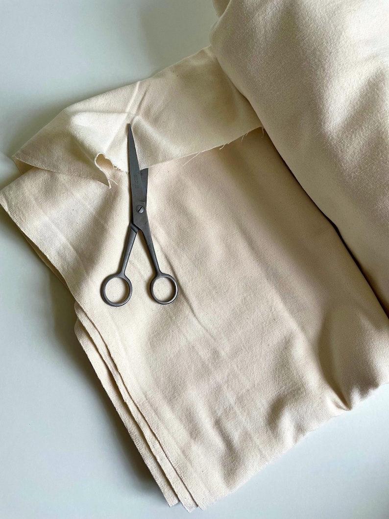 Natural Handwoven Fabric, Undyed and Unbleached Cotton Fabric Cloth ...