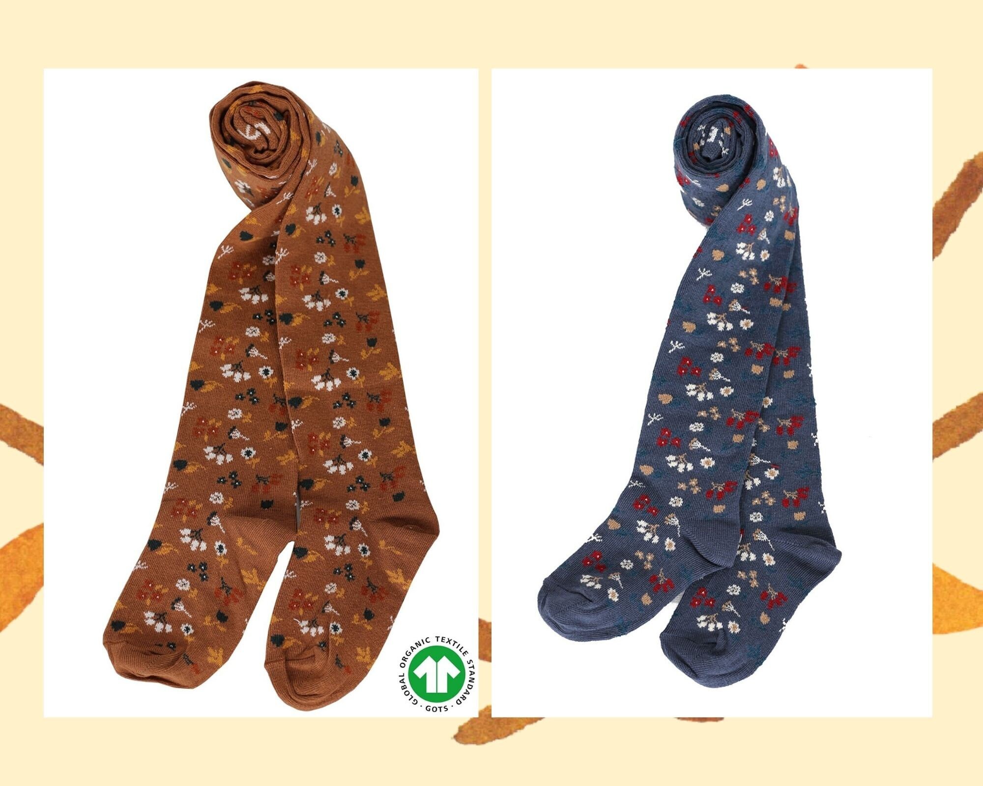 Fall Kids Tights, Organic Cotton Pantyhose, Natural Leggings Stockings ...