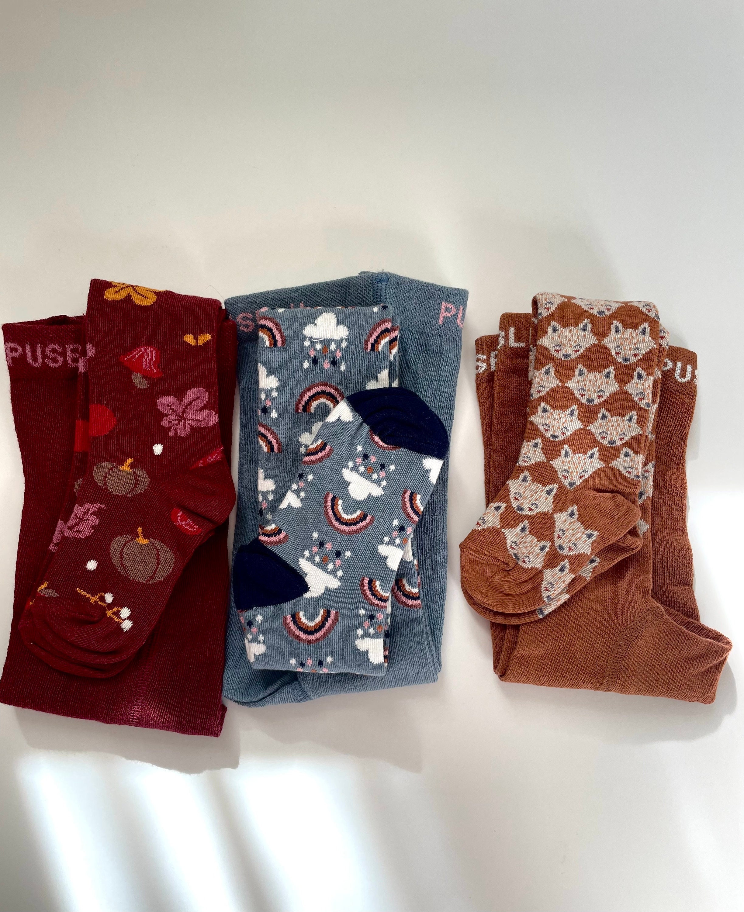 Fall Kids Tights, Organic Cotton Pantyhose, Natural Leggings Stockings ...