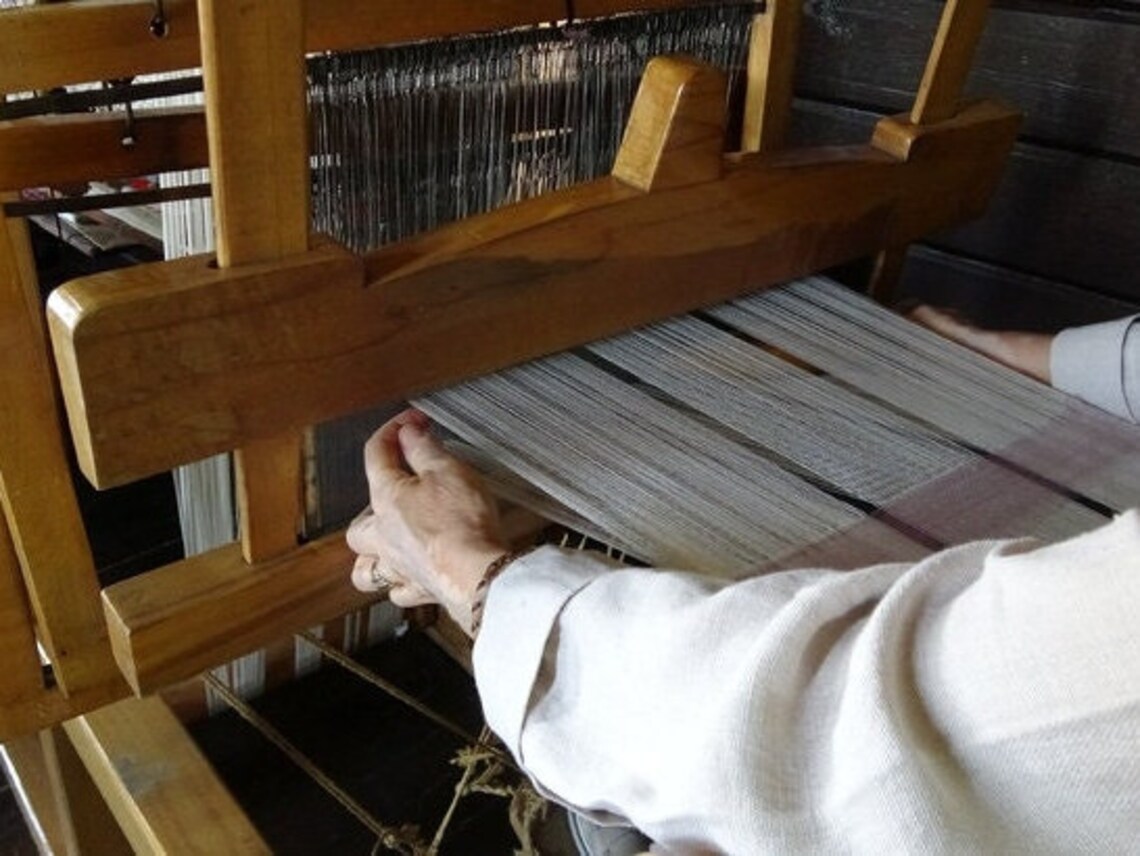 Natural Handwoven Fabric, Undyed and Unbleached Cotton Fabric Cloth ...
