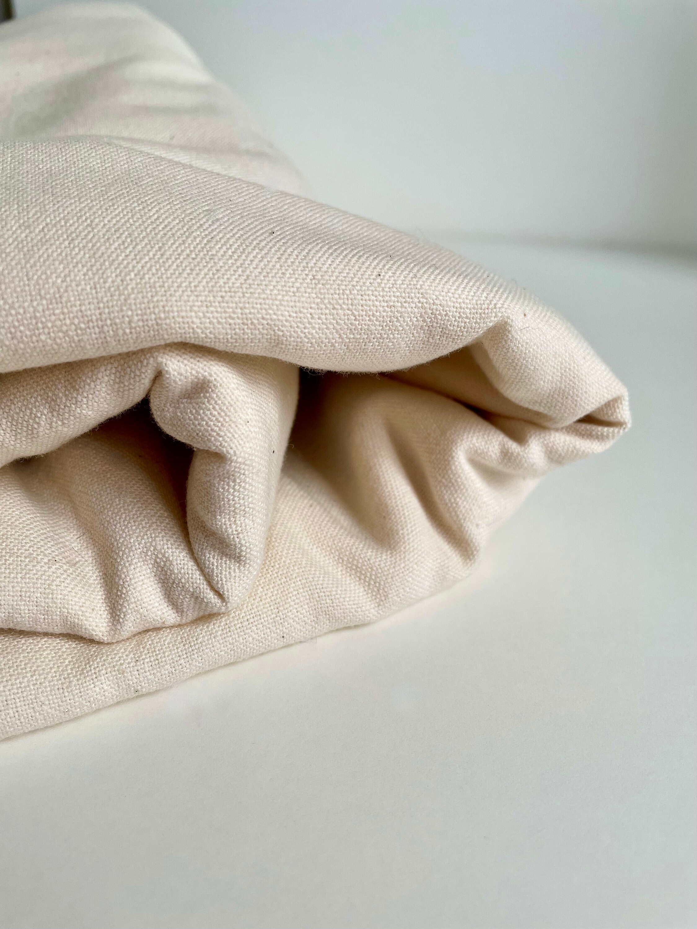Natural Handwoven Fabric, Undyed and Unbleached Cotton Fabric Cloth ...