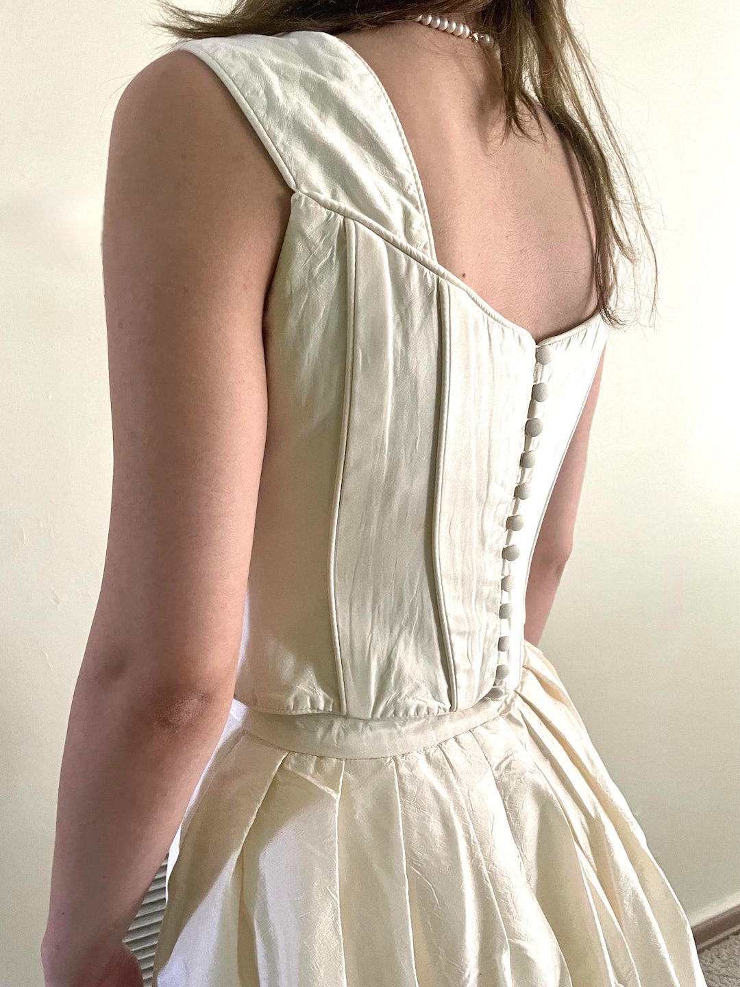 Vintage Silk Wedding Dress – Luxury Bridal Gown – Catherine Davighi 100 ...