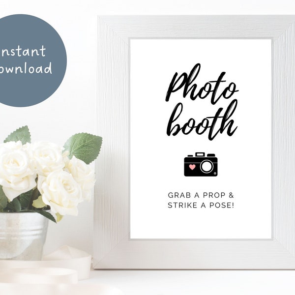 Diy Photo Booth Sign - Etsy