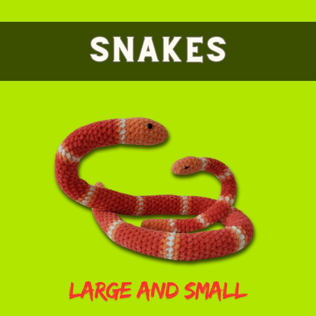 Giant Stuffed Snakes, Soft Cuddly Plush Snake Toy, Part of Safari ...