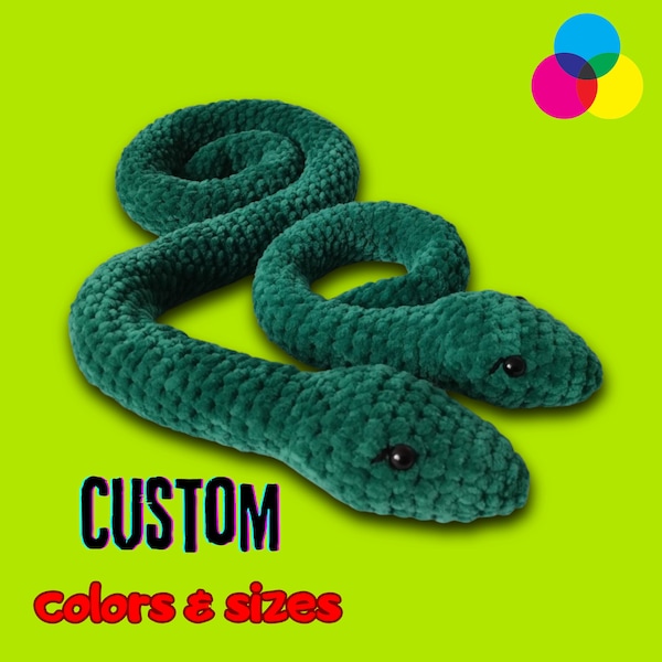 Snake Realistic Plush - Etsy