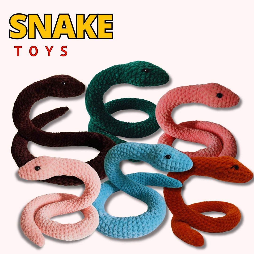 Colored Snake Toys, Plush Snake's, Custom Snake's Toys, Animal Plush ...