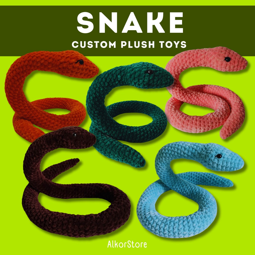 Toy Snake Plush Gift Giant Gifts for Snake Lovers Stuffed Animals ...