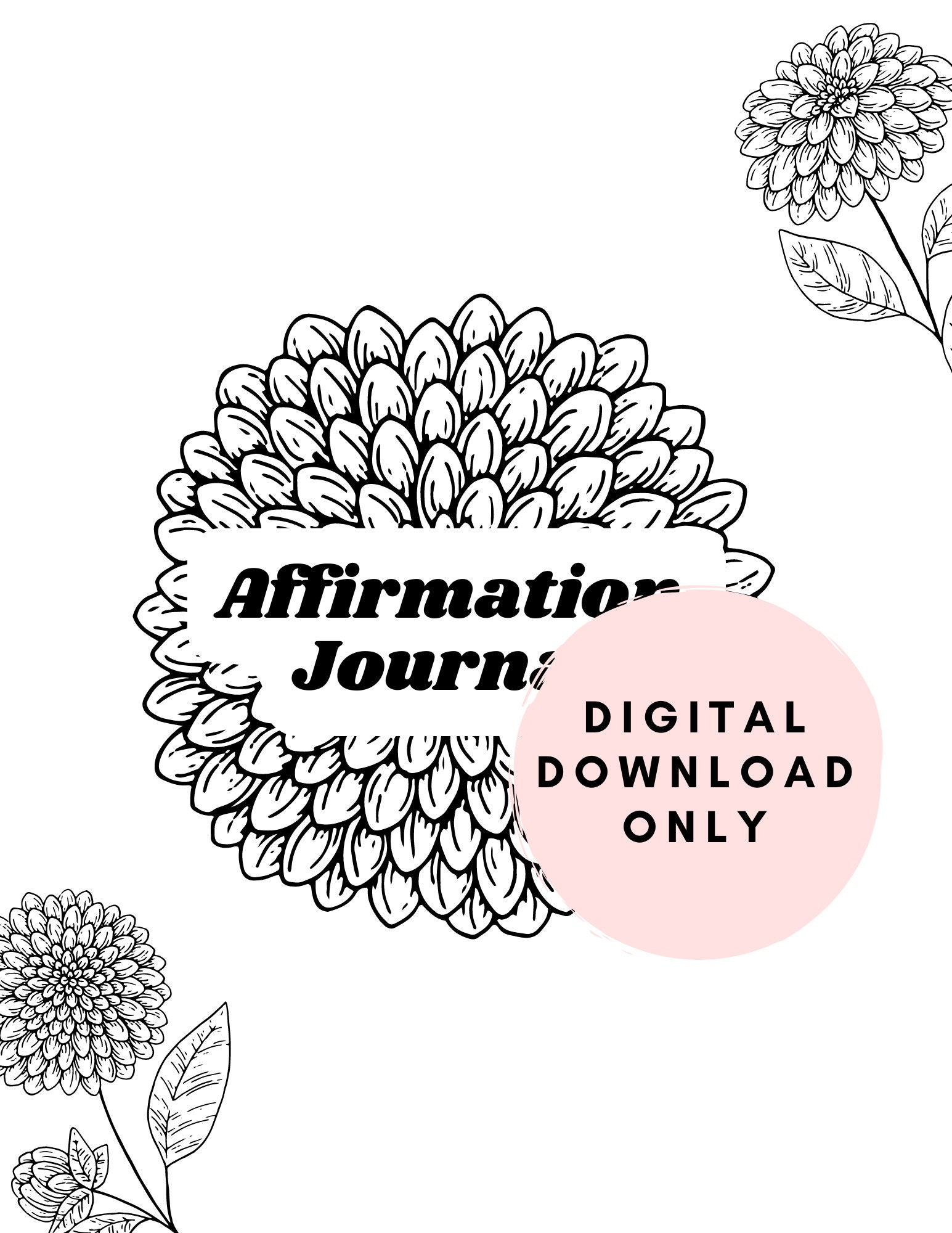 Positive Affirmations Printable Digital Download Neutrals - Etsy