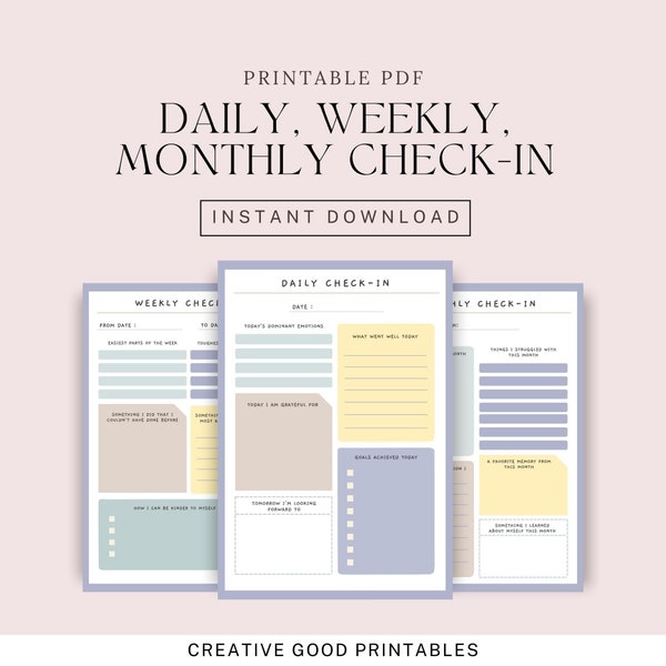 Therapy Check in Worksheet - Etsy