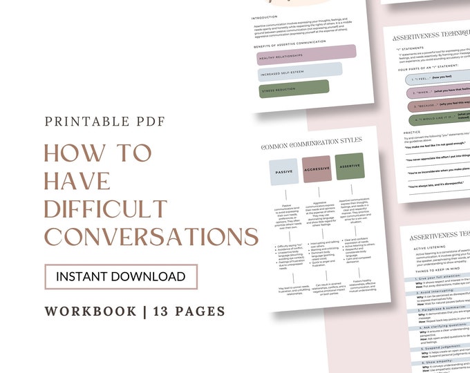 Assertive Communication Skills, How to Have Difficult Conversations ...