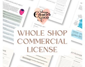 Whole Shop Commercial License - Etsy