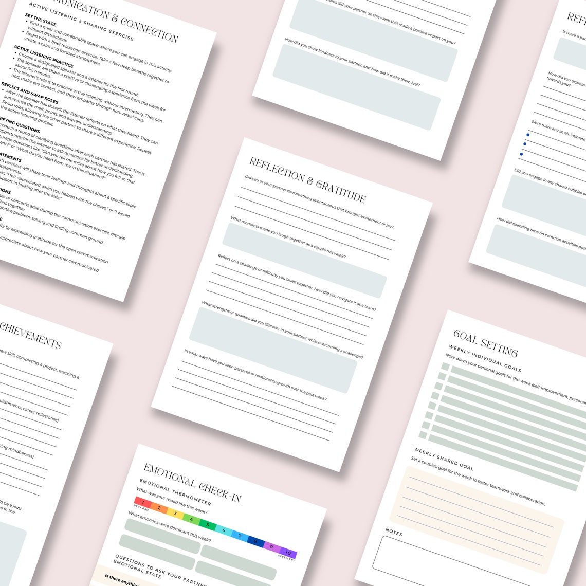 Weekly Marriage Check-in, Relationship Check-in, Marriage Workbook ...
