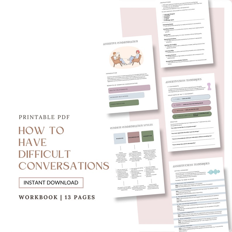 Assertive Communication Skills, How to Have Difficult Conversations ...