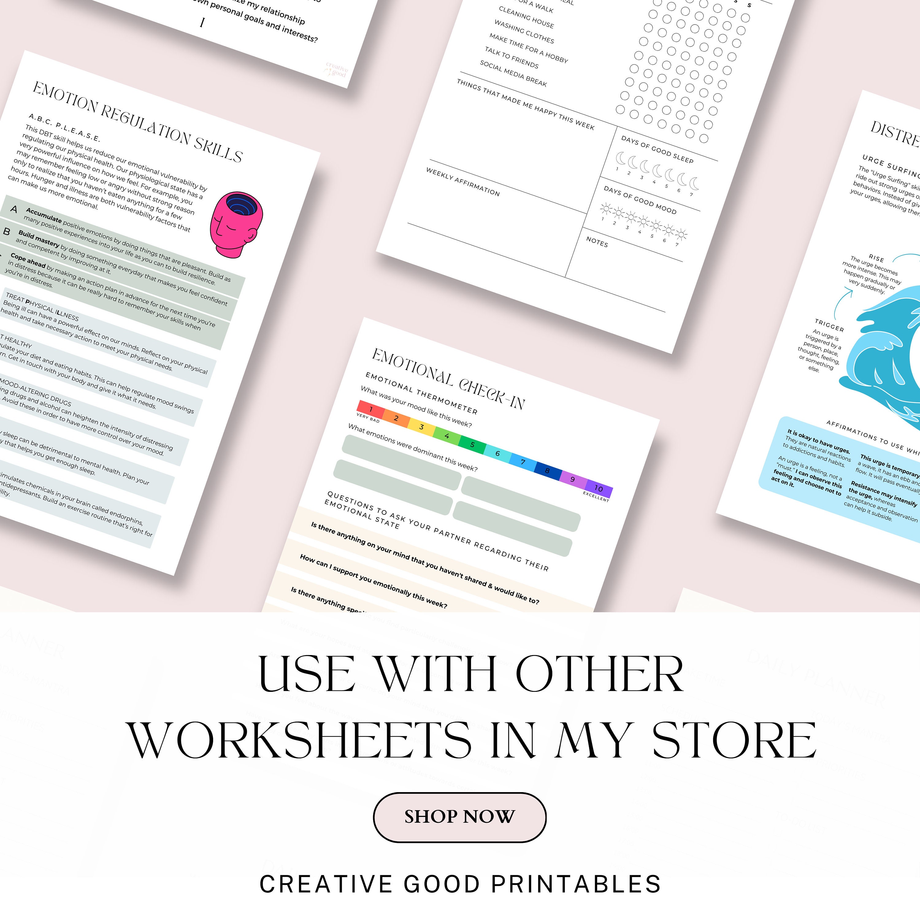 Sleep Hygiene Worksheets, Sleep Tracker, Sleep Journal, Sleep Cycle ...