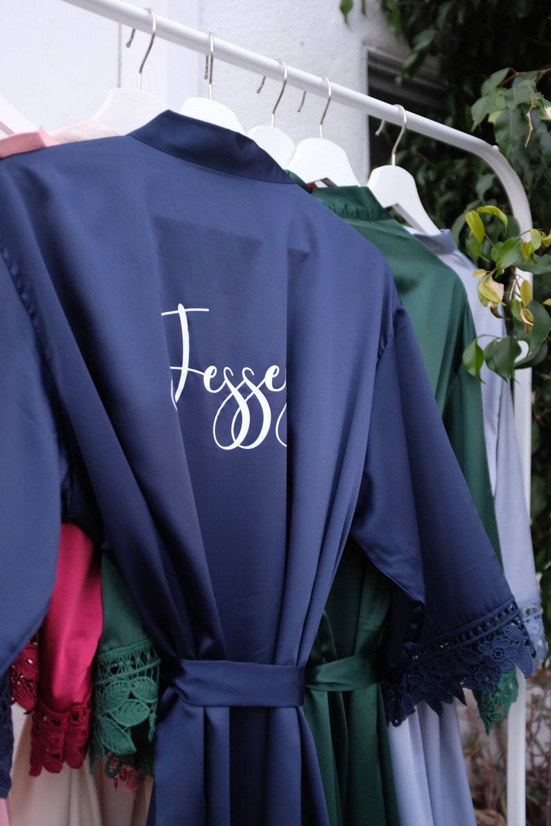 Bridesmaid Robes Set of 45678910 Silk Bridesmaid Robes - Etsy