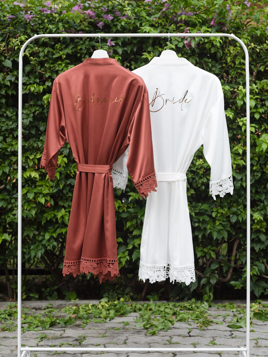 Custom Satin Robe Personalized Christmas Gift for Women With - Etsy