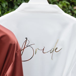 Custom Satin Robe, Personalized Christmas Gift for Women With Her Name ...